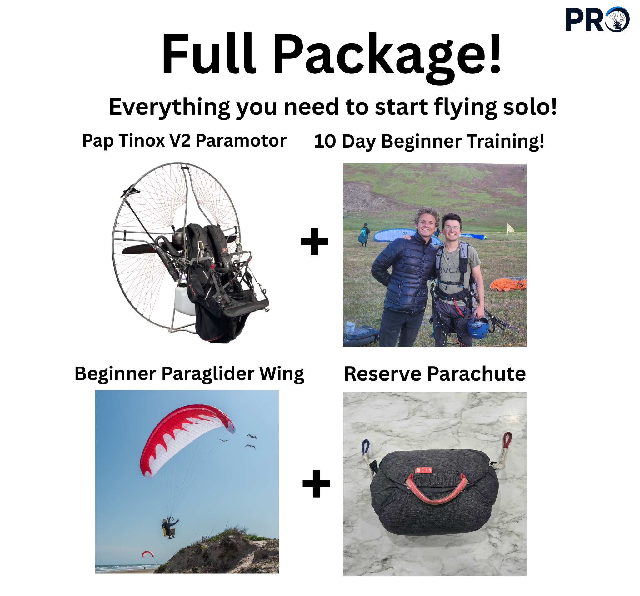 Packages, Kits, and Deals! – Paramotor-Pro